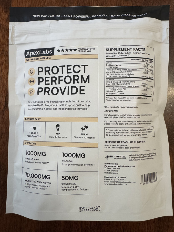 Muscle Defense Vanilla - ApexLabs – Muscledefense.us
